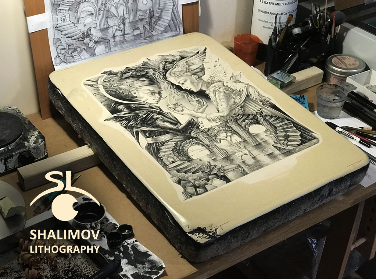 Ulyana Turchenko - Stone Lithography by Ulyana Turchenko